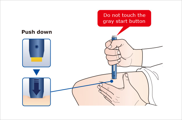 イラストでみる使い方 English｜レパーサ®皮下注140mgペン｜レパーサ患者向けサイト